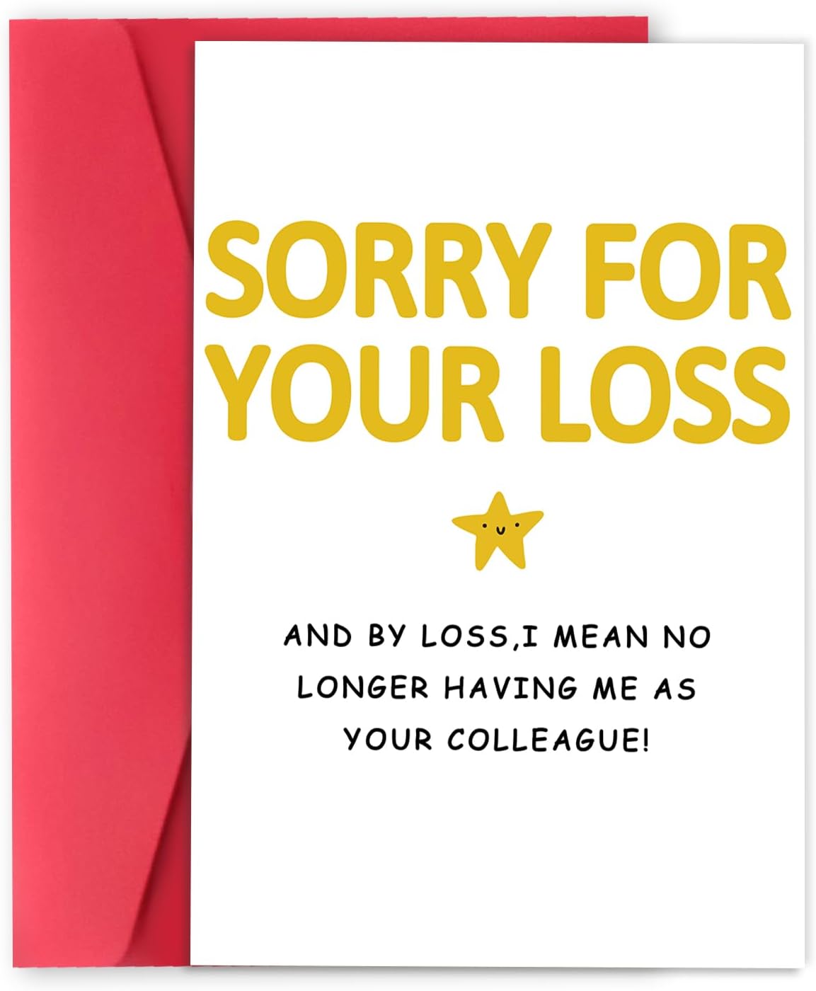 Amazon.com : Funny New Job Congrats Card for Coworker, Cheeky Going ...