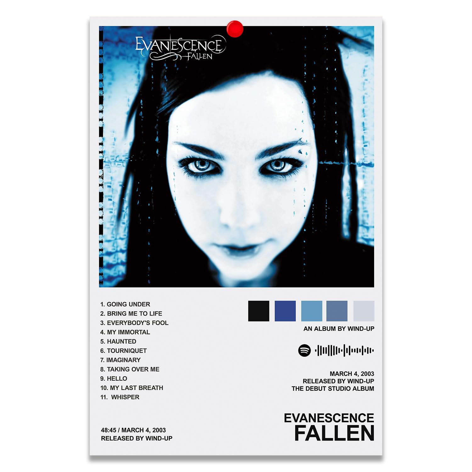 Evanescence Fallen Album Cover