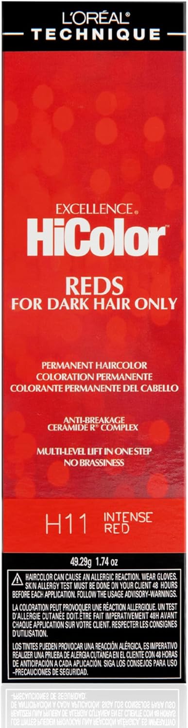 L'Oreal Paris L'Oreal Excellence HiColor Intense Red : Amazon.co.uk: Beauty