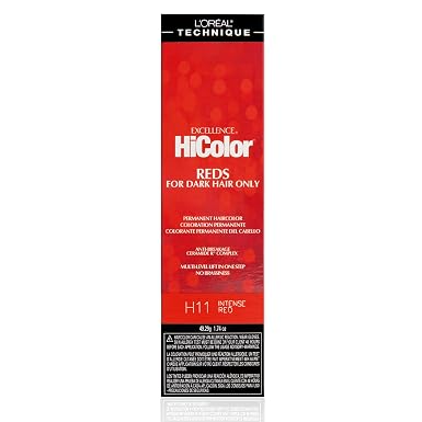 Amazon.com: L'OREAL TECHNIQUE HiColor Reds Permanent Hair Color - Lifts ...