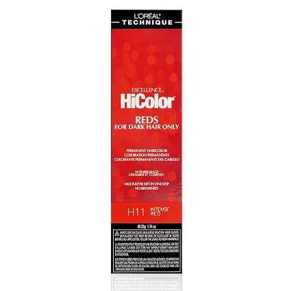 Amazon.com: L'OREAL TECHNIQUE HiColor Reds Permanent Hair Color - Lifts ...