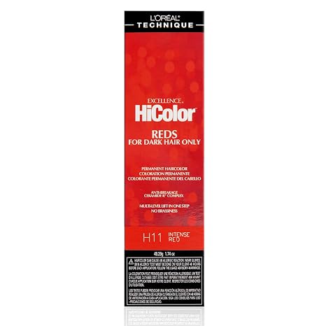 Amazon.com: L'OREAL TECHNIQUE HiColor Reds Permanent Hair Color - Lifts ...