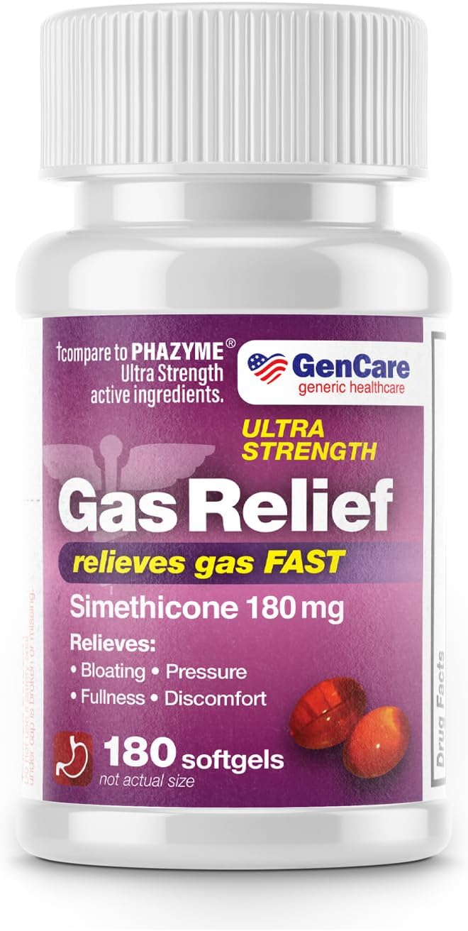 Amazon.com: Gas-X Extra Strength Gas Relief Softgels with Simethicone ...