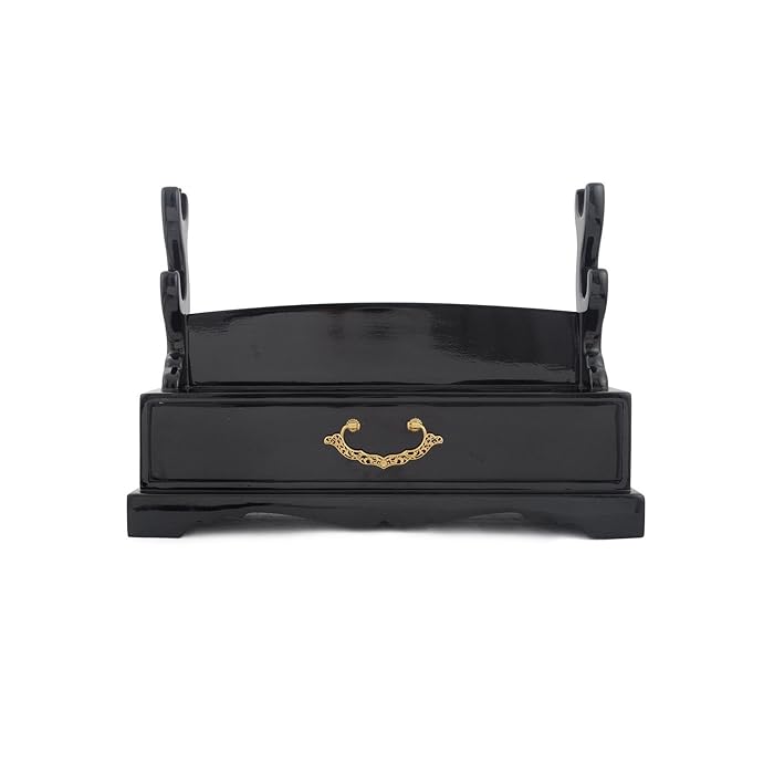 Buy Hanwei Wooden Sword Stand with Drawer for 2 Katanas Samurai Sword ...