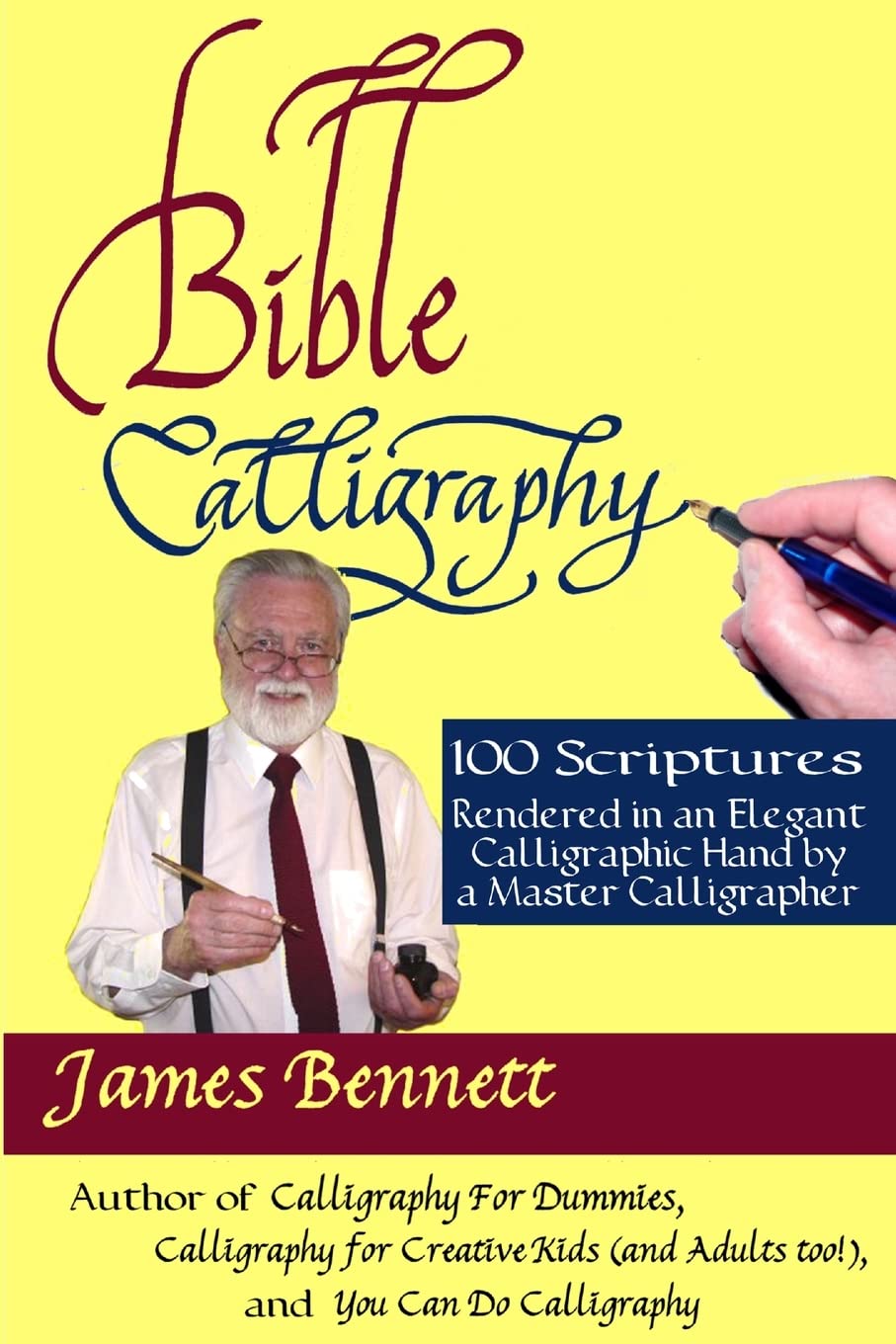 Bible Calligraphy 100 Scriptures: Bennett, James: 9781365010477: Amazon ...