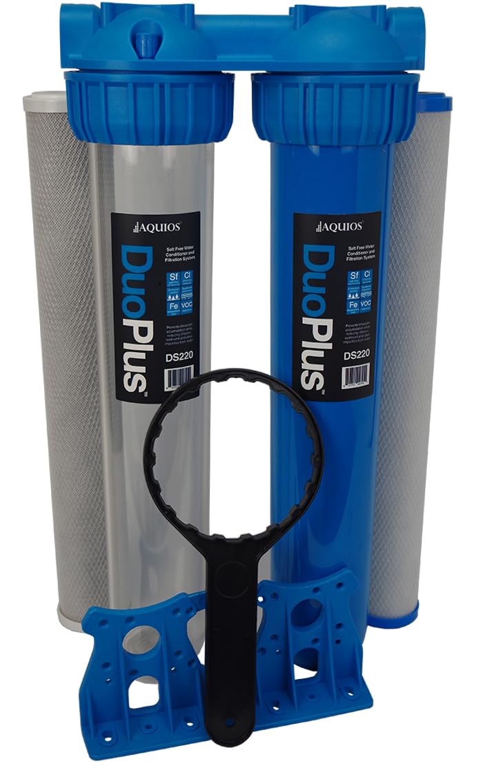 Aquios® DS220 DuoPlus™ Salt Free Water Softener & Filter System: Amazon ...