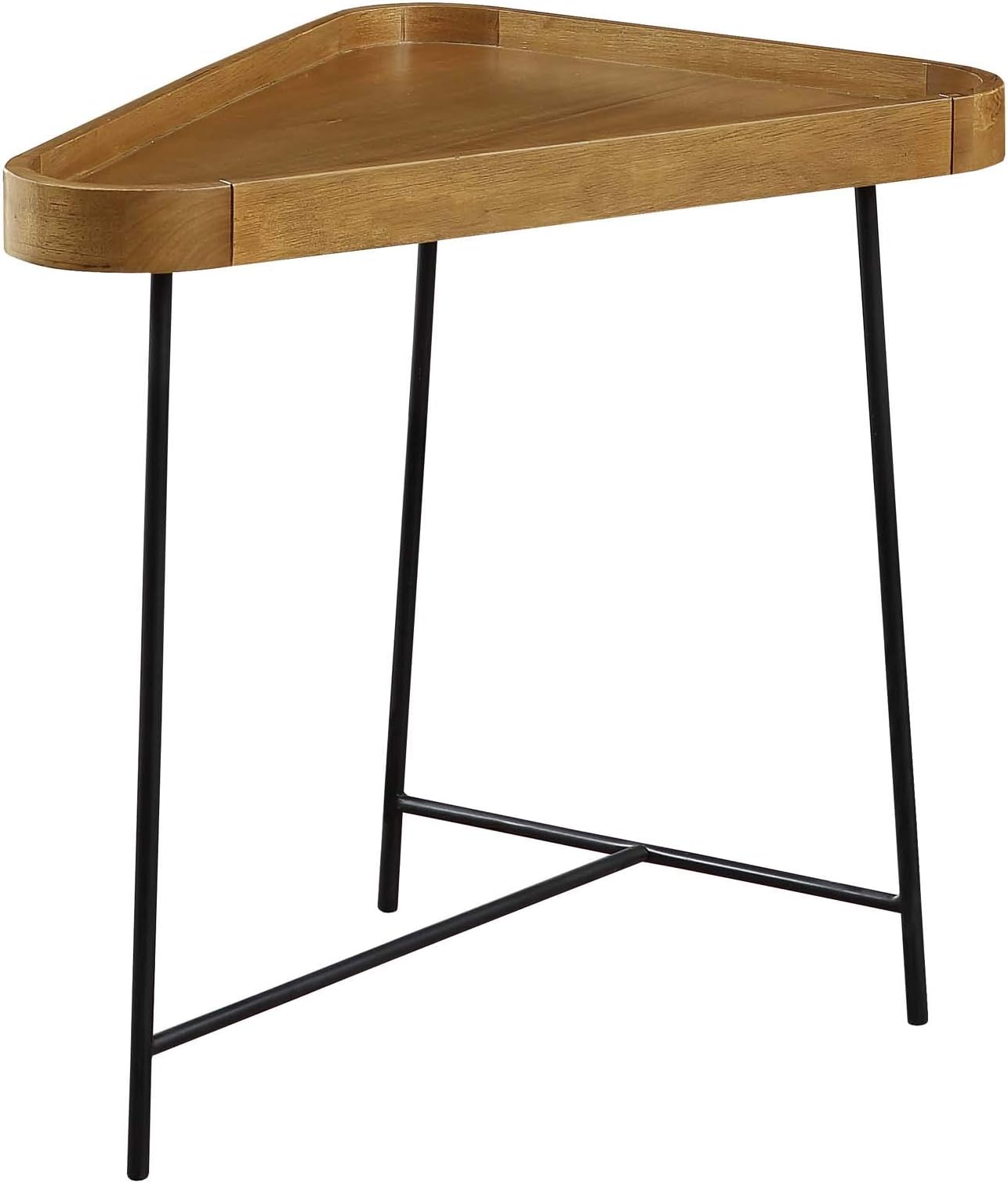 Amazon.com: Small Corner Table for Living Room - Triangle End Table ...