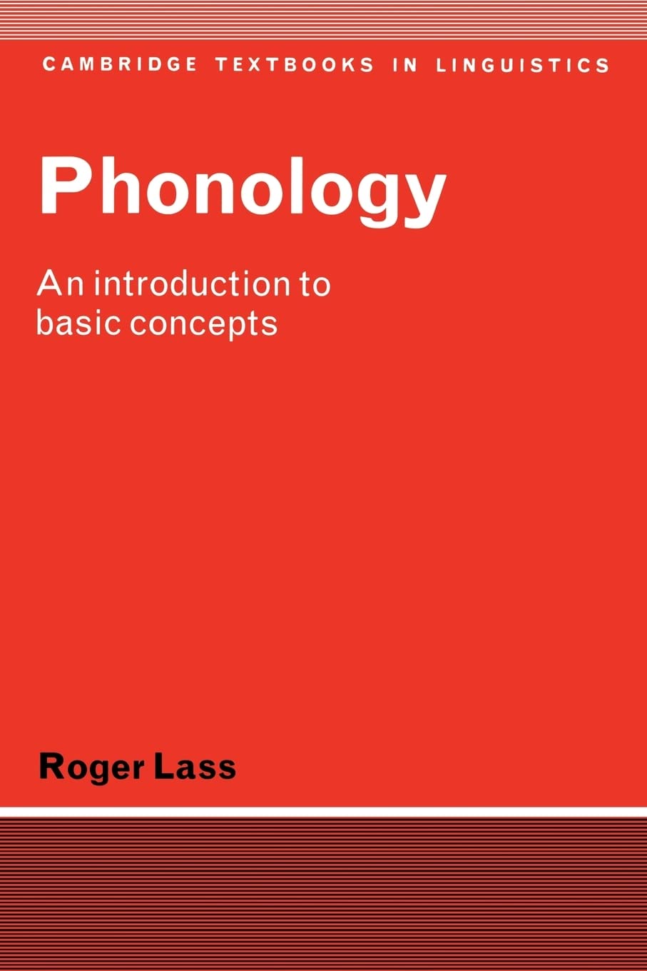 Phonology: An Introduction to Basic Concepts (Cambridge Textbooks in ...