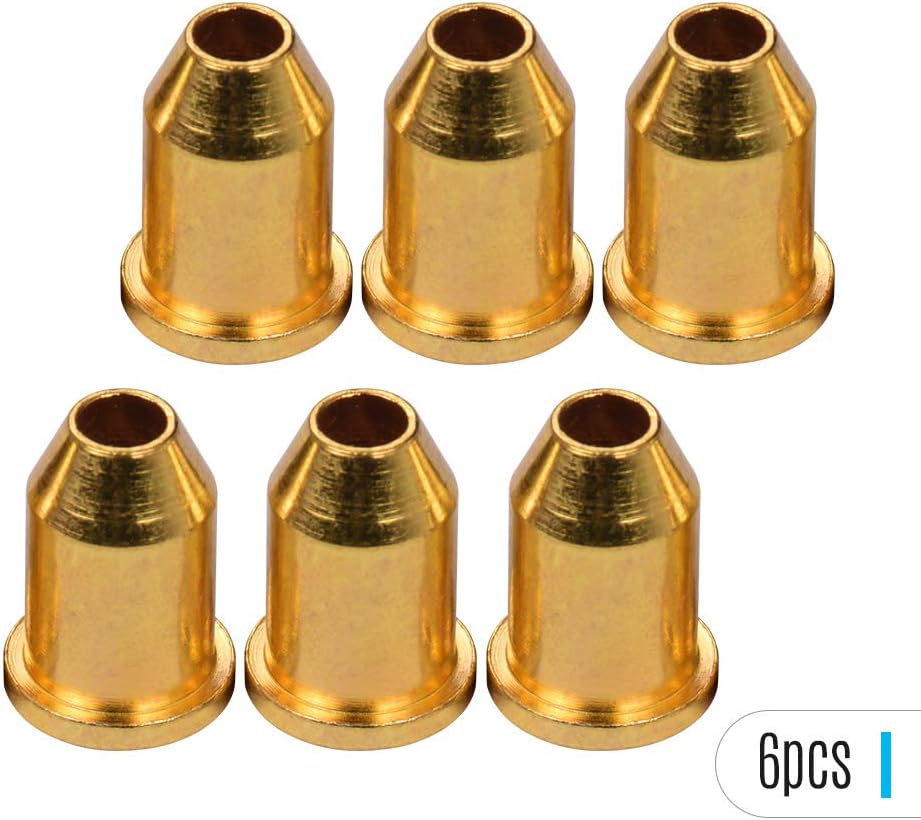 Amazon.com: RIGTMAL String-Through Body String Ferrules Bullet Shape ...