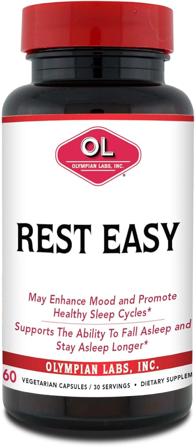 Amazon.com: Olympian Labs Rest Easy Melatonin and Herbal Blend for ...