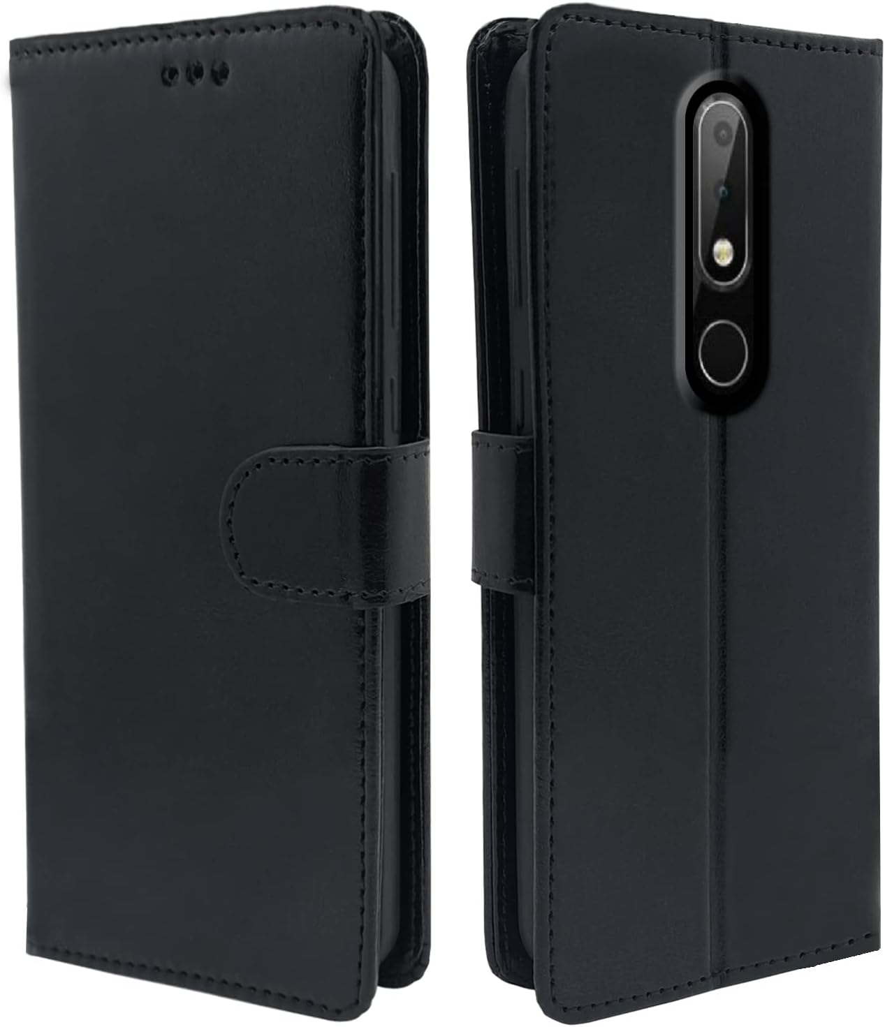 Use2Kart Flip Cover Back Case for Nokia 2.3 | Leather Finish | Button ...
