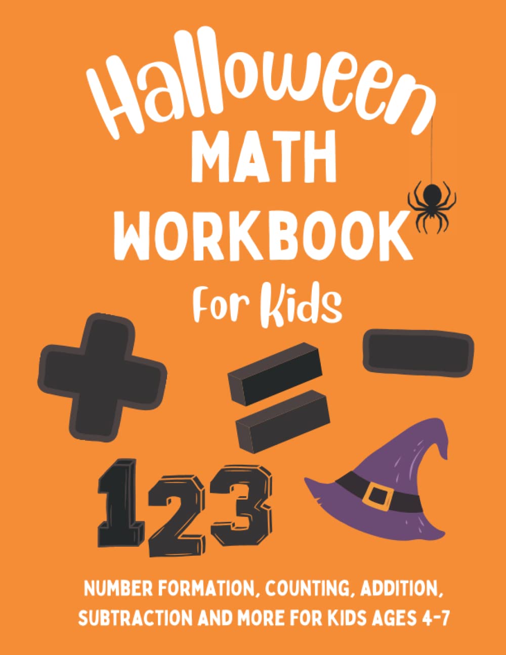 Halloween Math Workbook for Kids: Spooky Educational Activity Book for ...