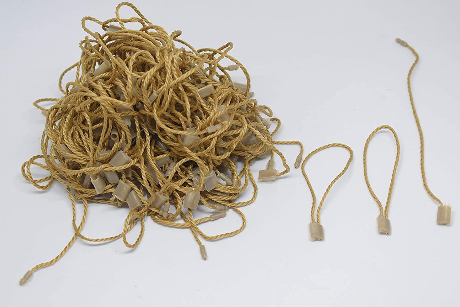 Clothing Tag Hang Tag String for Garments 100 Black 100 White 100 Brown ...