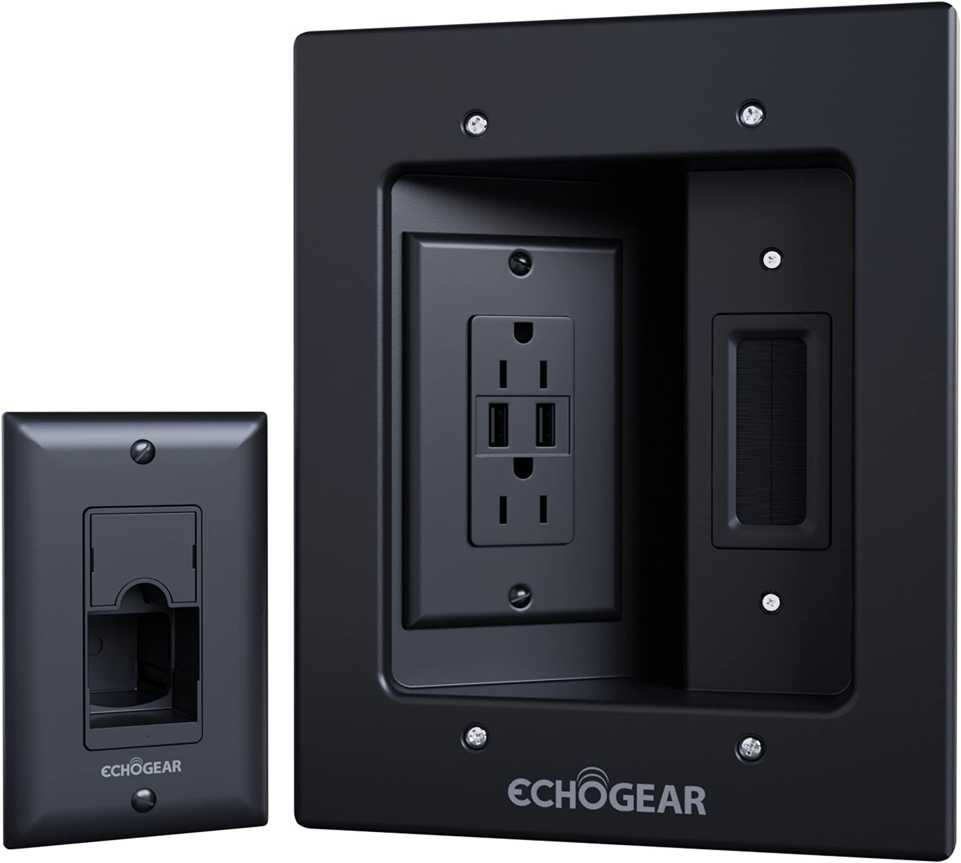 Amazon.com: PowerBridge TWO-CK Dual Outlet for TV and Sound-Bar ...