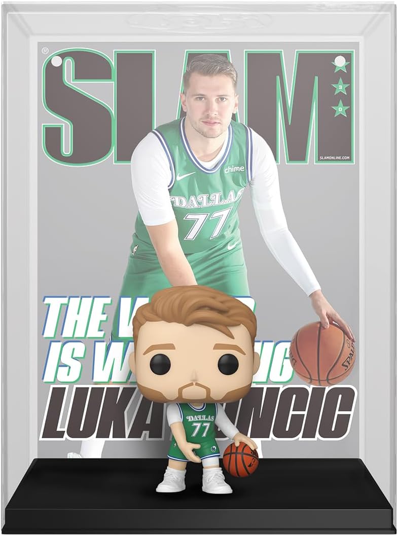 Amazon.com: Funko Pop! NBA Cover: SLAM - Luka Dončić : Funko: Toys & Games