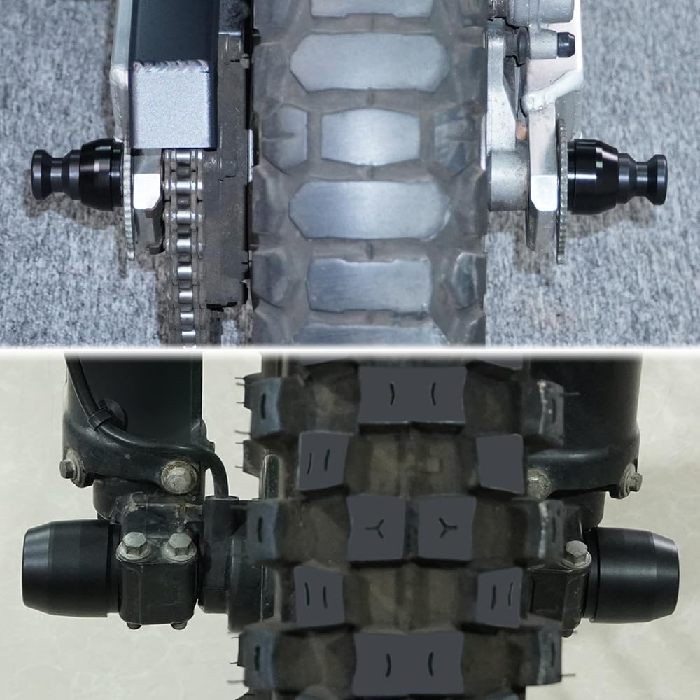Snapklik.com : Xitomer Front + Rear Axle Sliders+ Swing Arm Spools Fit ...