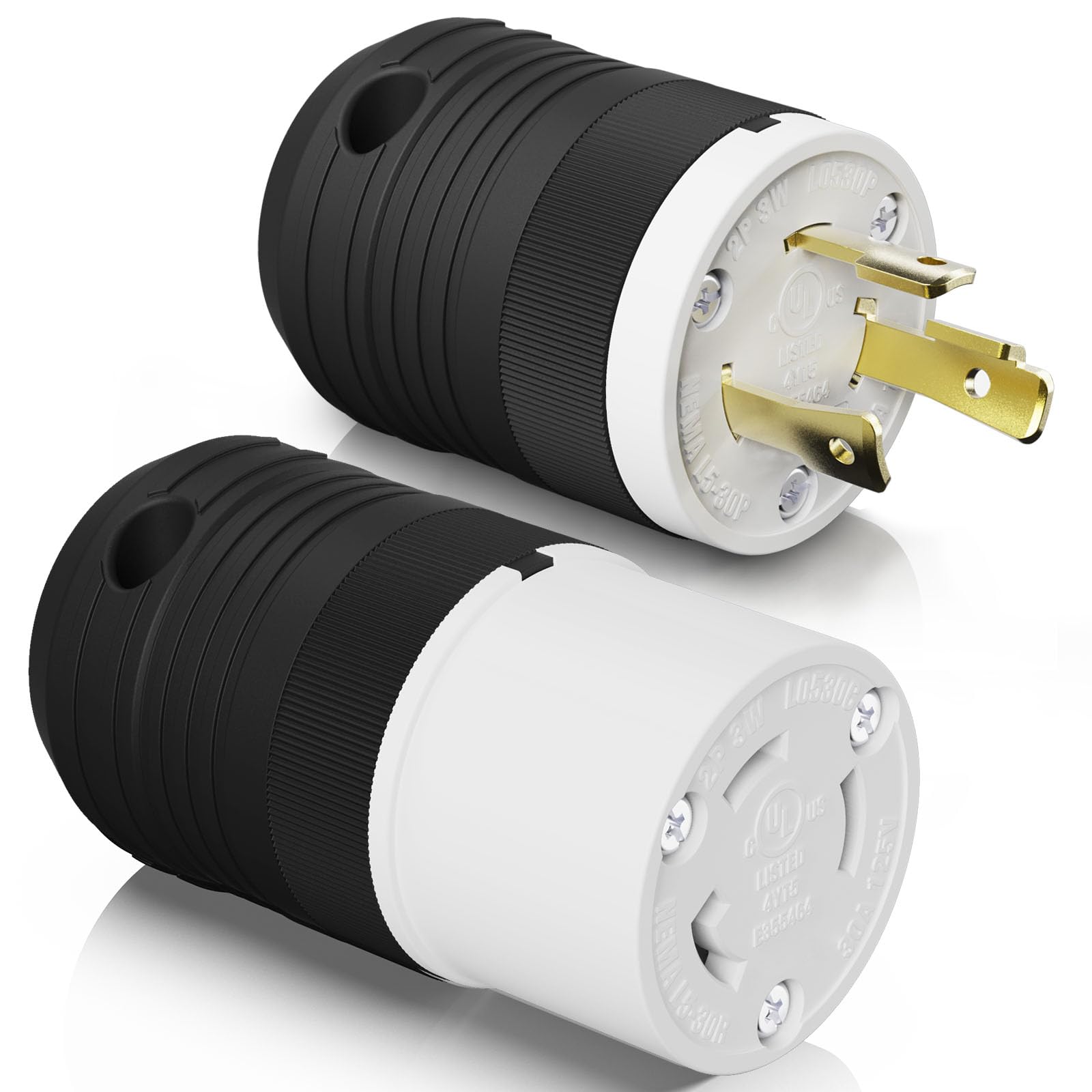 Snapklik.com : NEMA L5-30P & NEMA L5-30R Locking Plug And Connector ...
