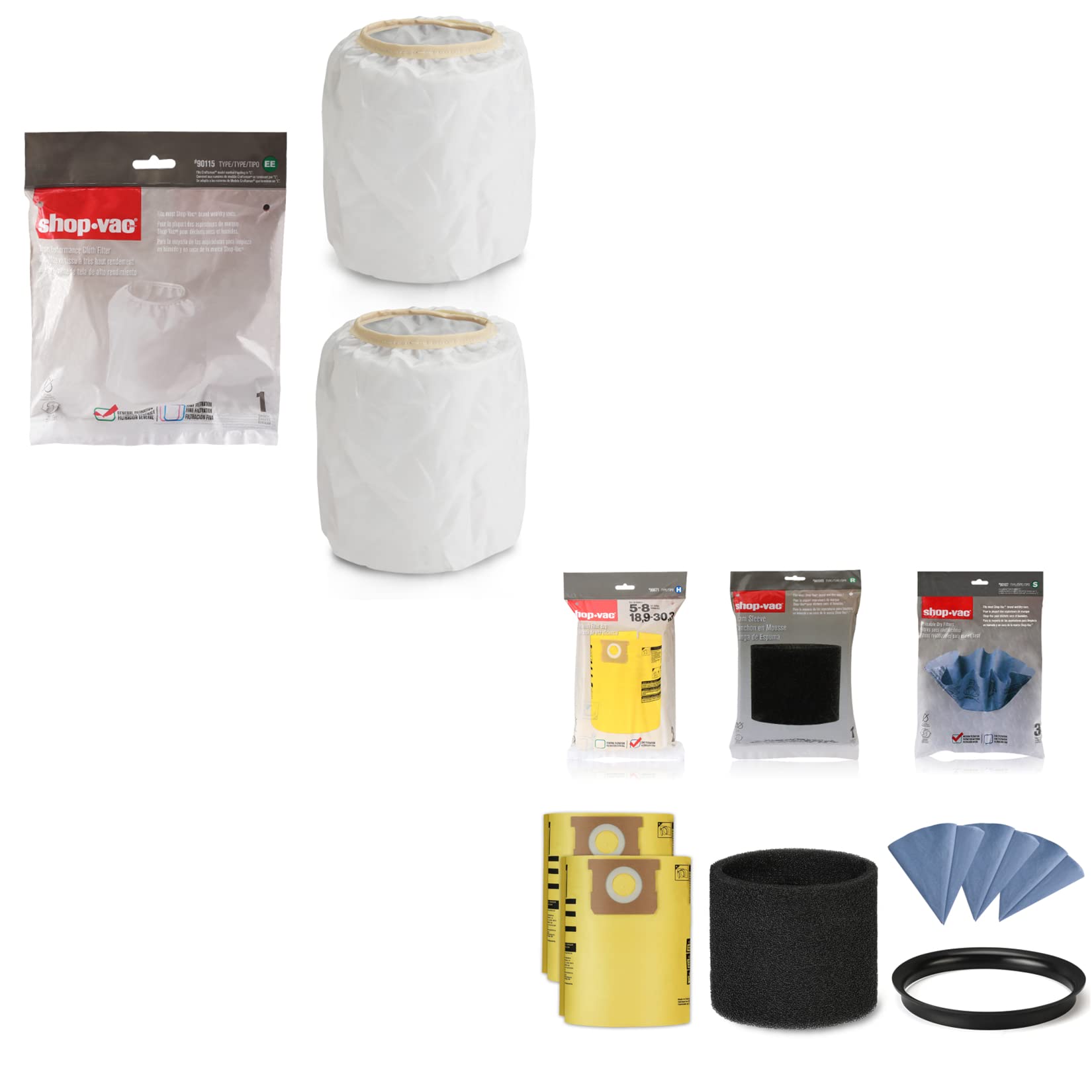 Amazon.com: Shop-Vac 8PC Filter Kit : Tools & Home Improvement
