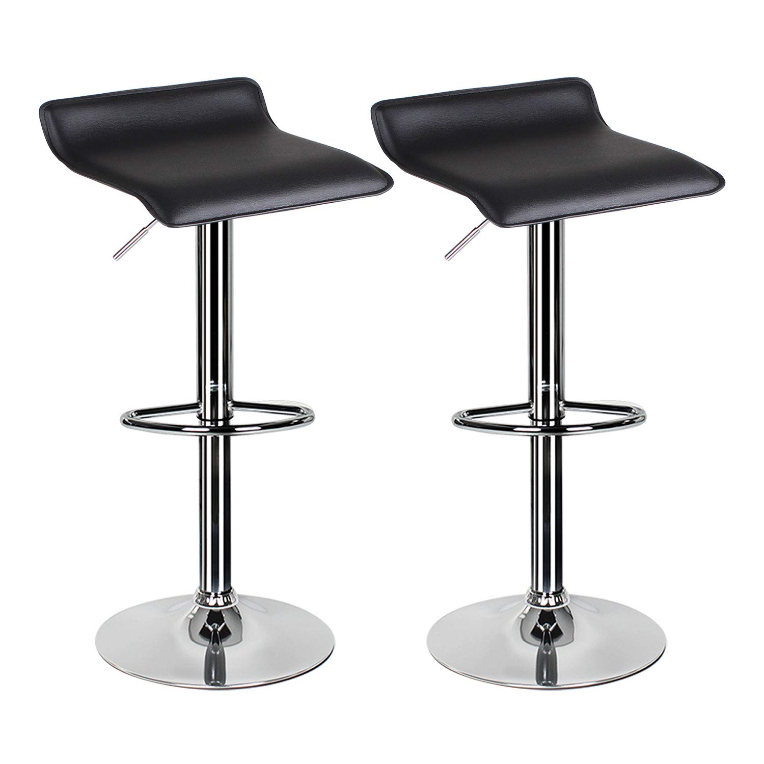 Buy Pair Of Black Bar Stools Breakfast Bar Stool With Chrome Footrest buy-pair-of-black-bar-stools-breakfast-bar-stool-with-chrome-footrest