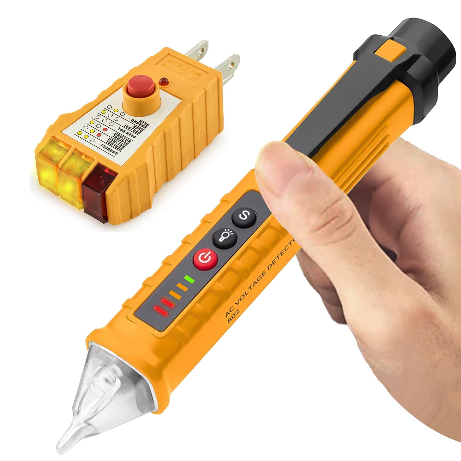 COTIACCV Kit de Probador de Voltaje y Probador de Seguridad de Salida ...