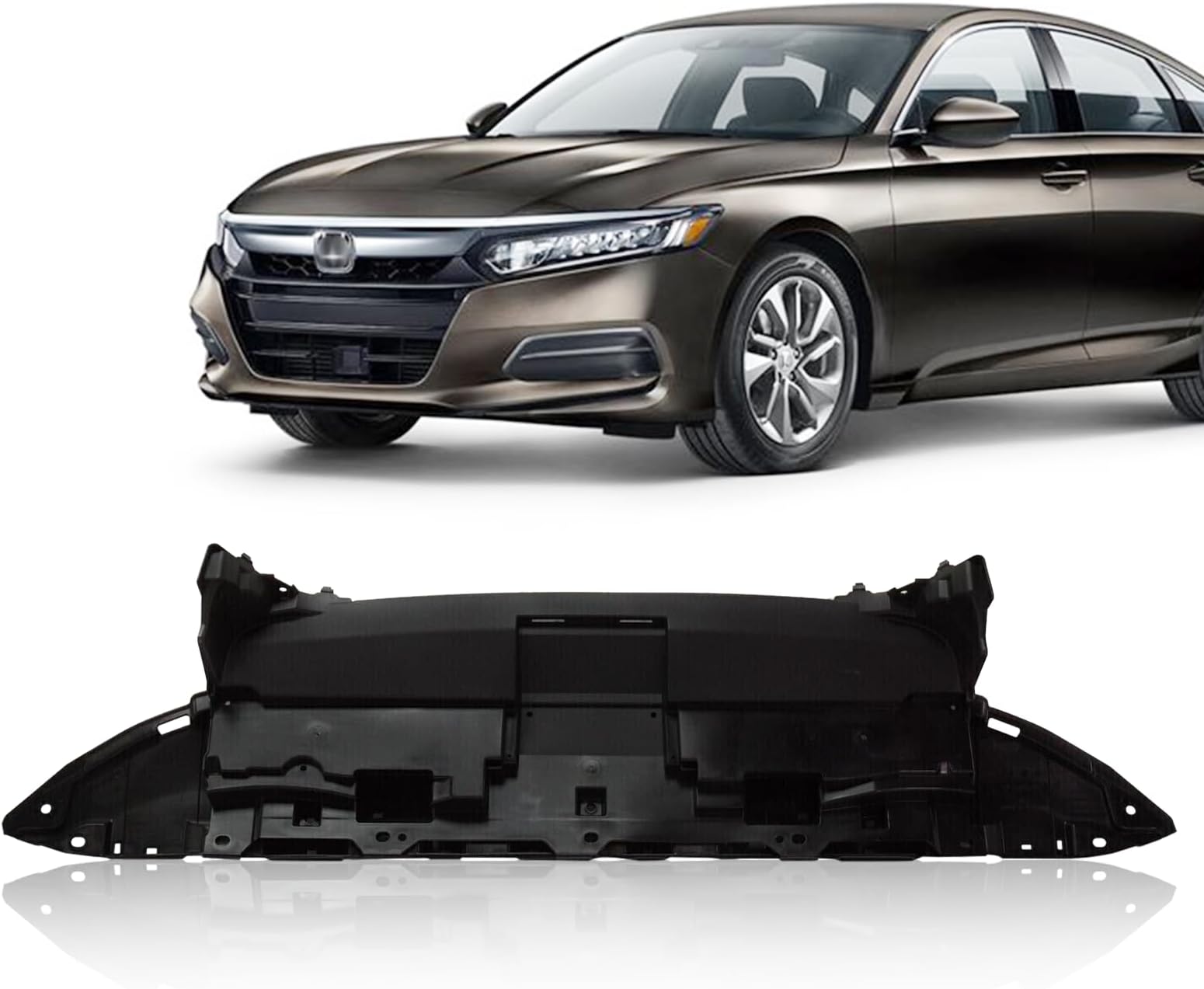 Amazon.com: CarPartsDepot Engine Splash Shield Front Cover Compatible ...