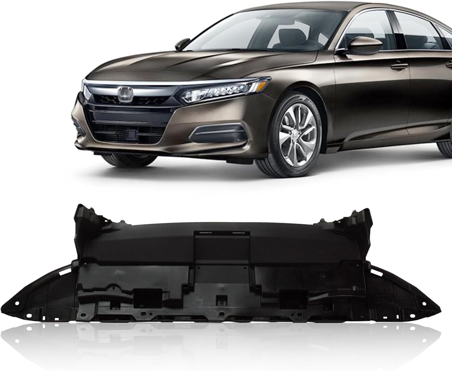 Amazon.com: CarPartsDepot Engine Splash Shield Front Cover Compatible ...