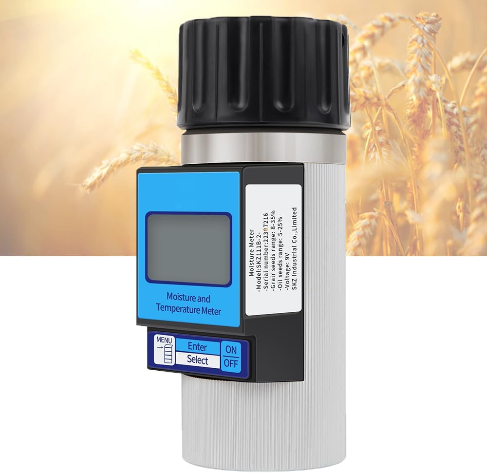 Digital Grain Moisture Analyzer, Grain Moisture Meter with Backlight ...