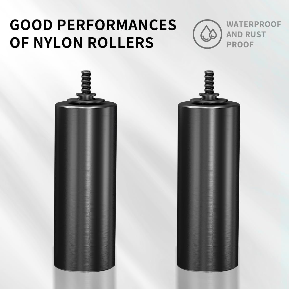 Snapklik.com : Heavy Duty Slide Gate Guide Roller 6Black L Rear Post ...