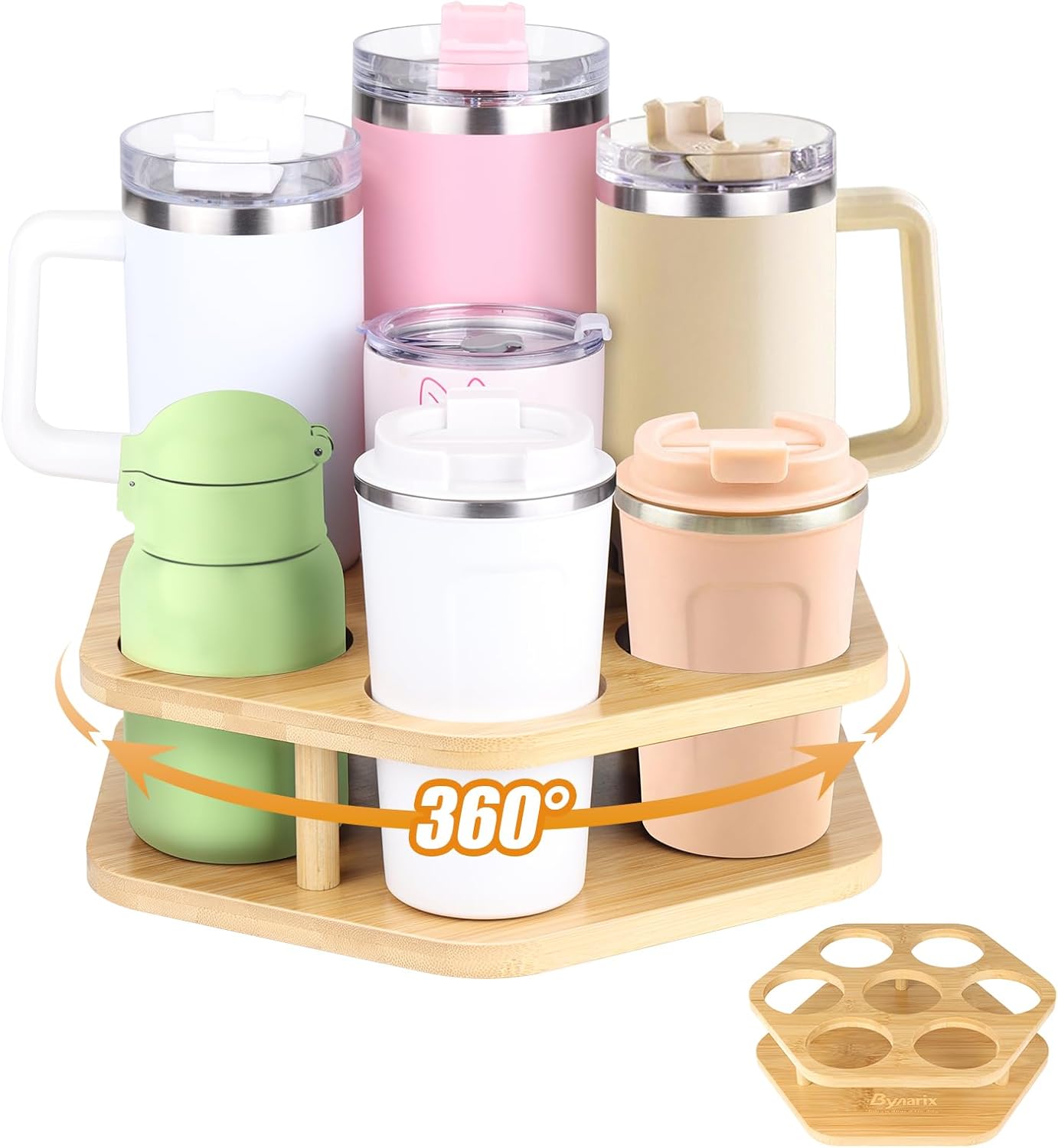 Amazon.com: ByNaRIX Water Bottle Organizer for Stanley Tumbler, 7 Slots ...