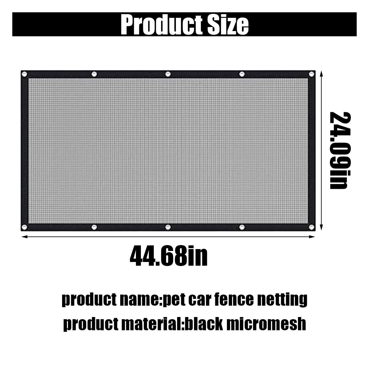 Snapklik.com : JOYCOURT Car Dog Barrier Net, Auto Protection Fence Net ...