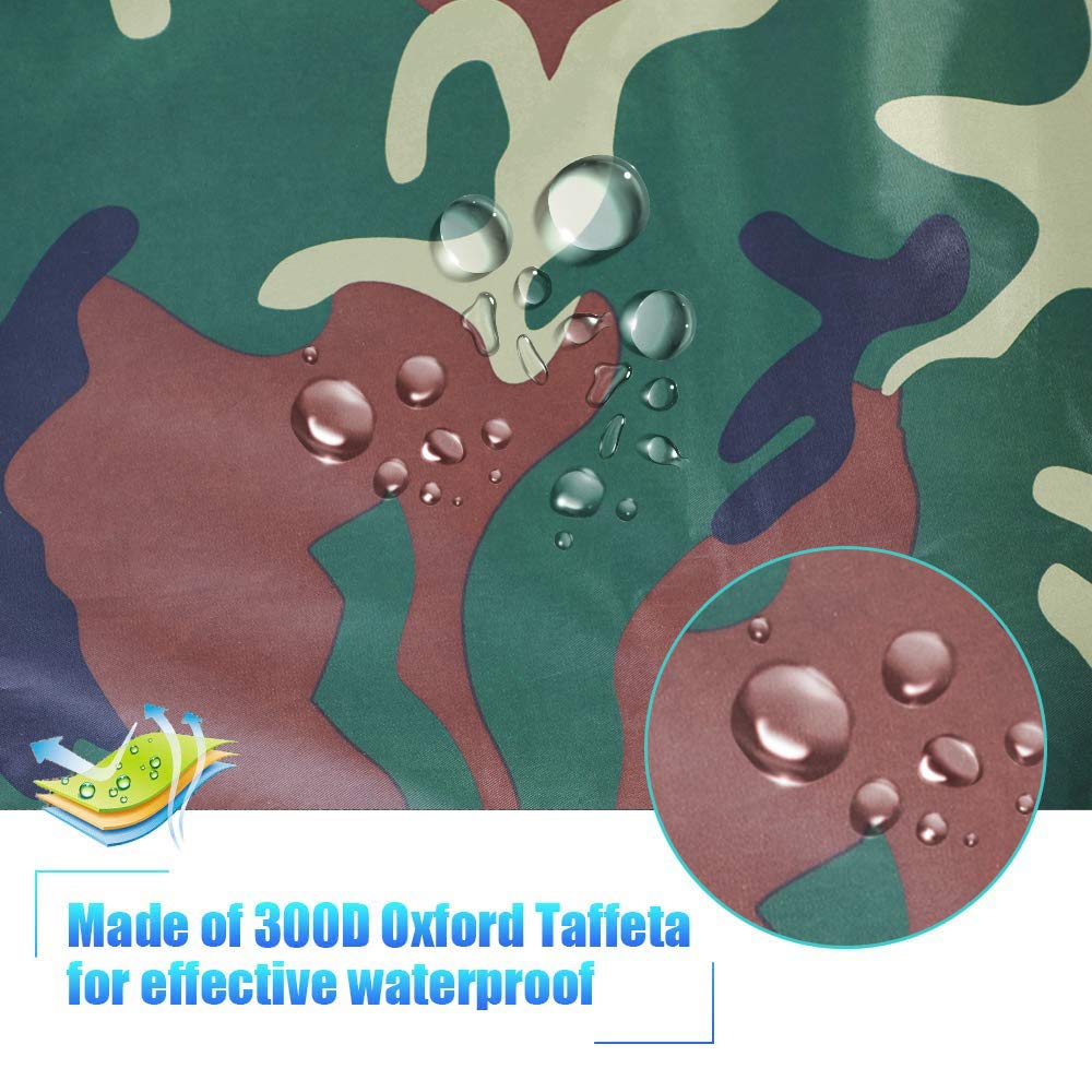 Snapklik.com : GYMTOP 7.8-18ft Waterproof Kayak Canoe Cover Camouflage ...