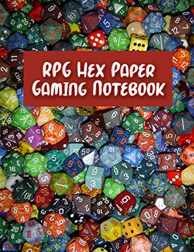 RPG Hex Paper Gaming Notebook: (200 Pages) Blank Hexagonal Journal for ...