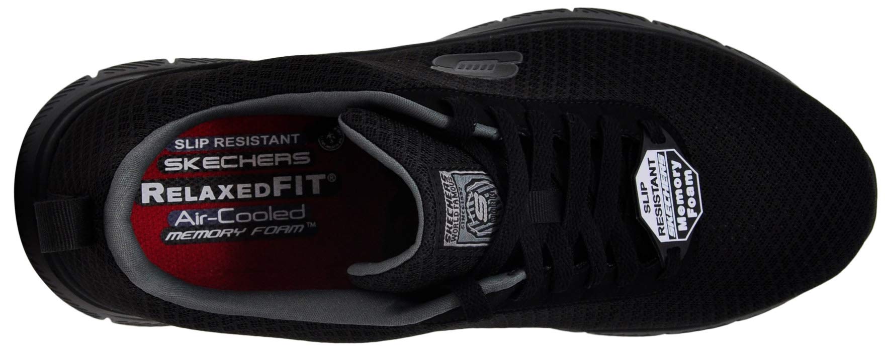 Snapklik.com : Skechers Mens Flex Advantage Bendon Work Shoe