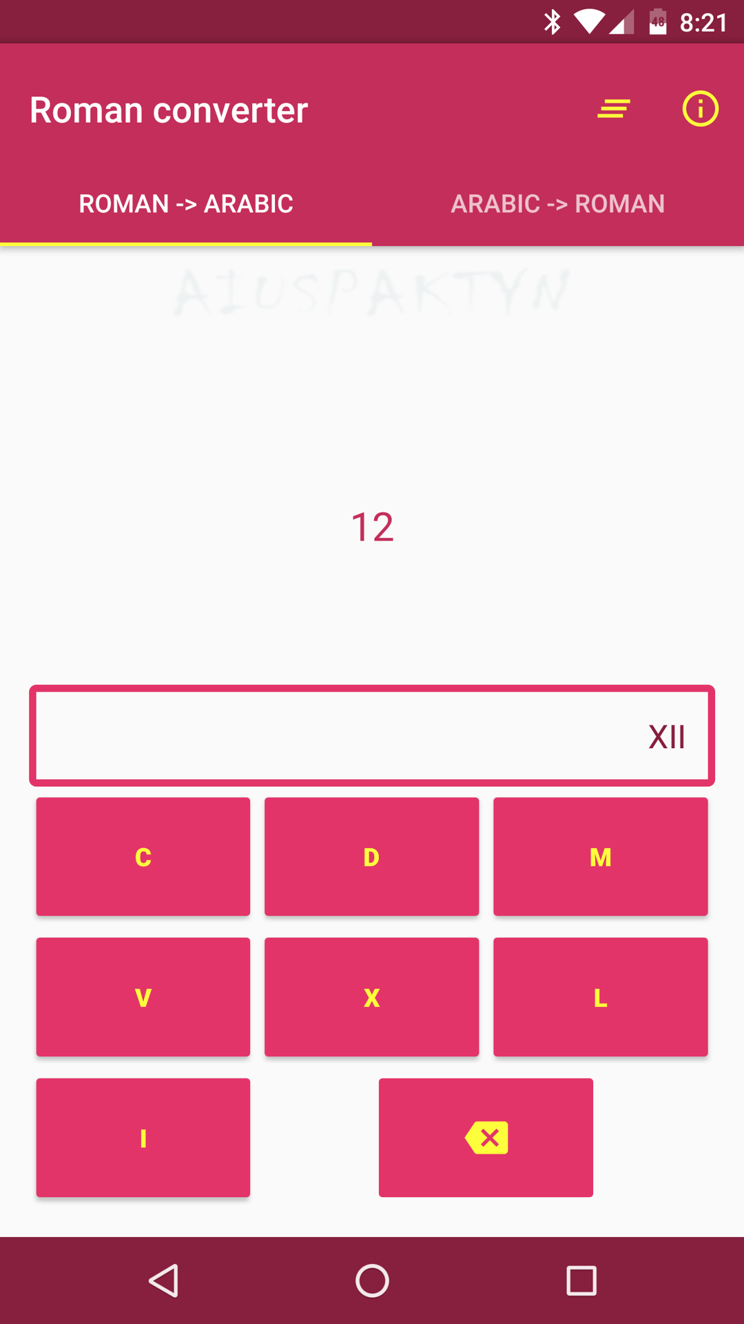 Roman converter - App on Amazon Appstore