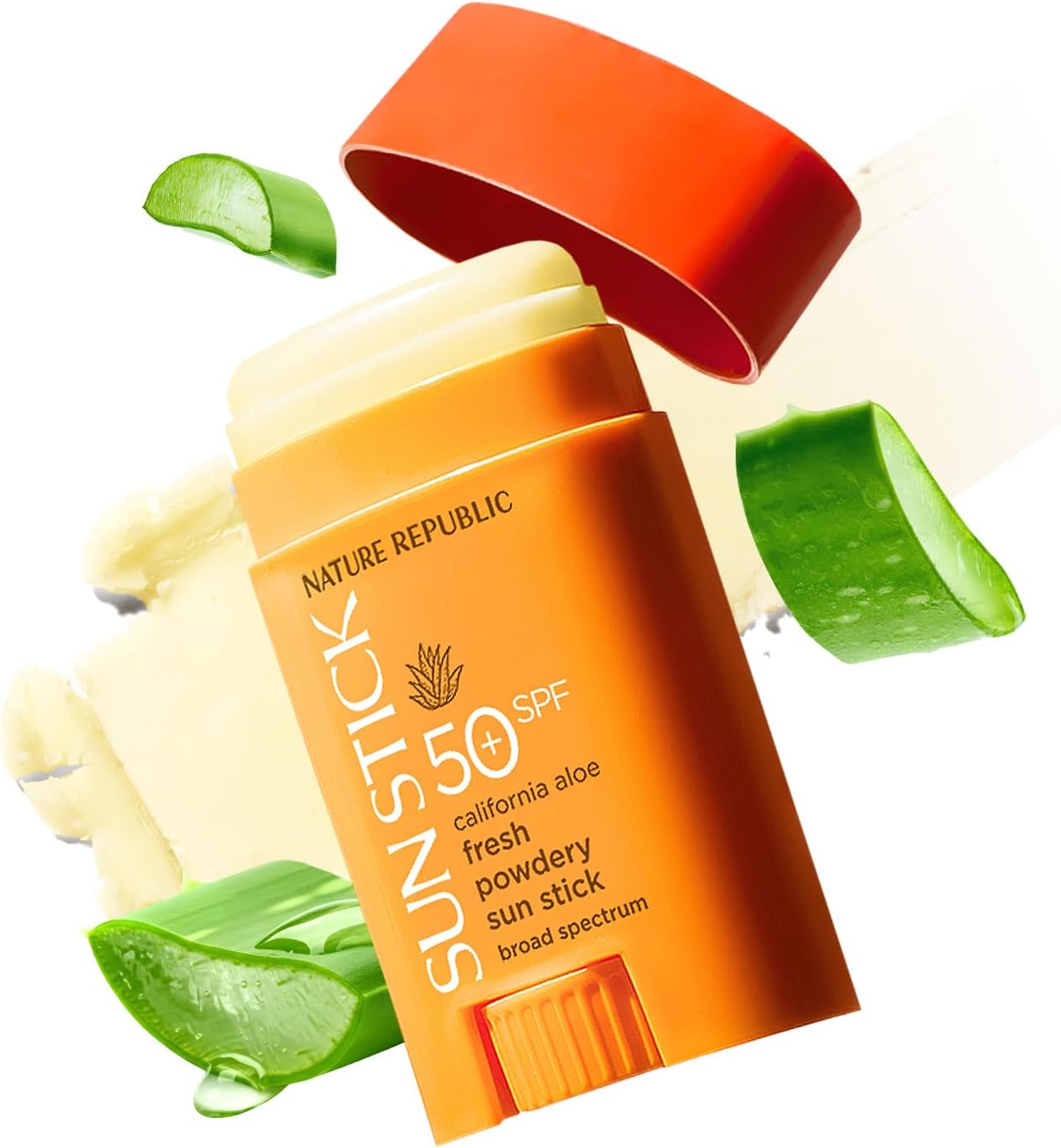 Amazon.com: Nature Republic California Aloe Fresh Powdery Sun Stick ...