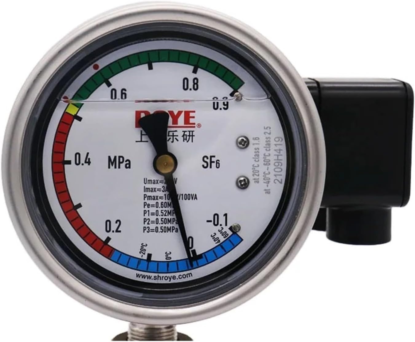 CAYUND Teletransmission Type SF6 Density Meter : Amazon.co.uk: Business ...