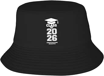 2026 Class Congratulations Graduates Bucket Hats Unisex Fashion ...
