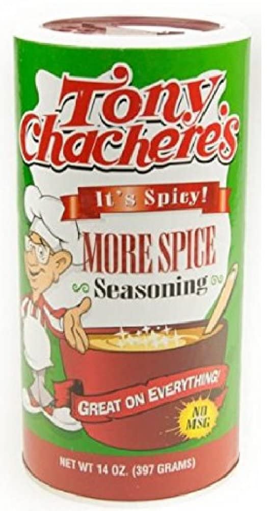 Amazon.com : Tony Chacheres More Spice Creole Seasoning - 14 oz : Tony ...