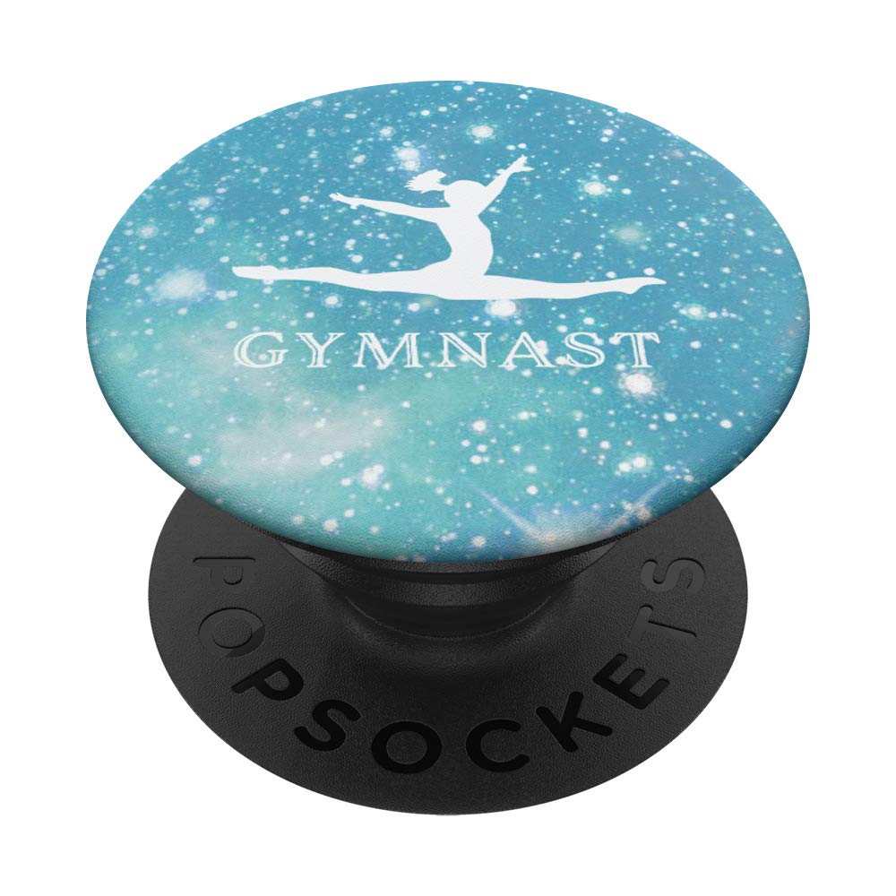 Amazon.com: Gymnastics Blue Galaxy Girls Gymnast Gift PopSockets ...