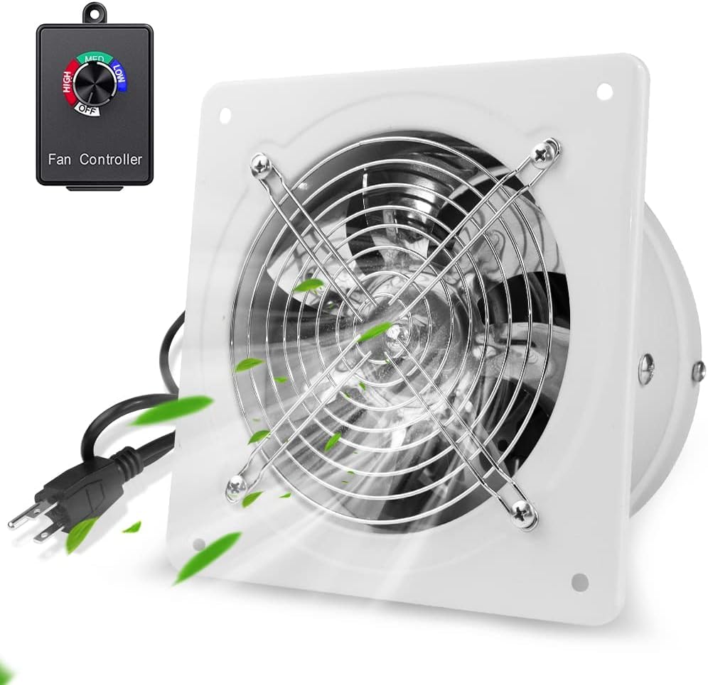 Amazon.com: Q-Hillstar 6 Inch Exhaust Fan, 353 CFM Extractor Fan with ...