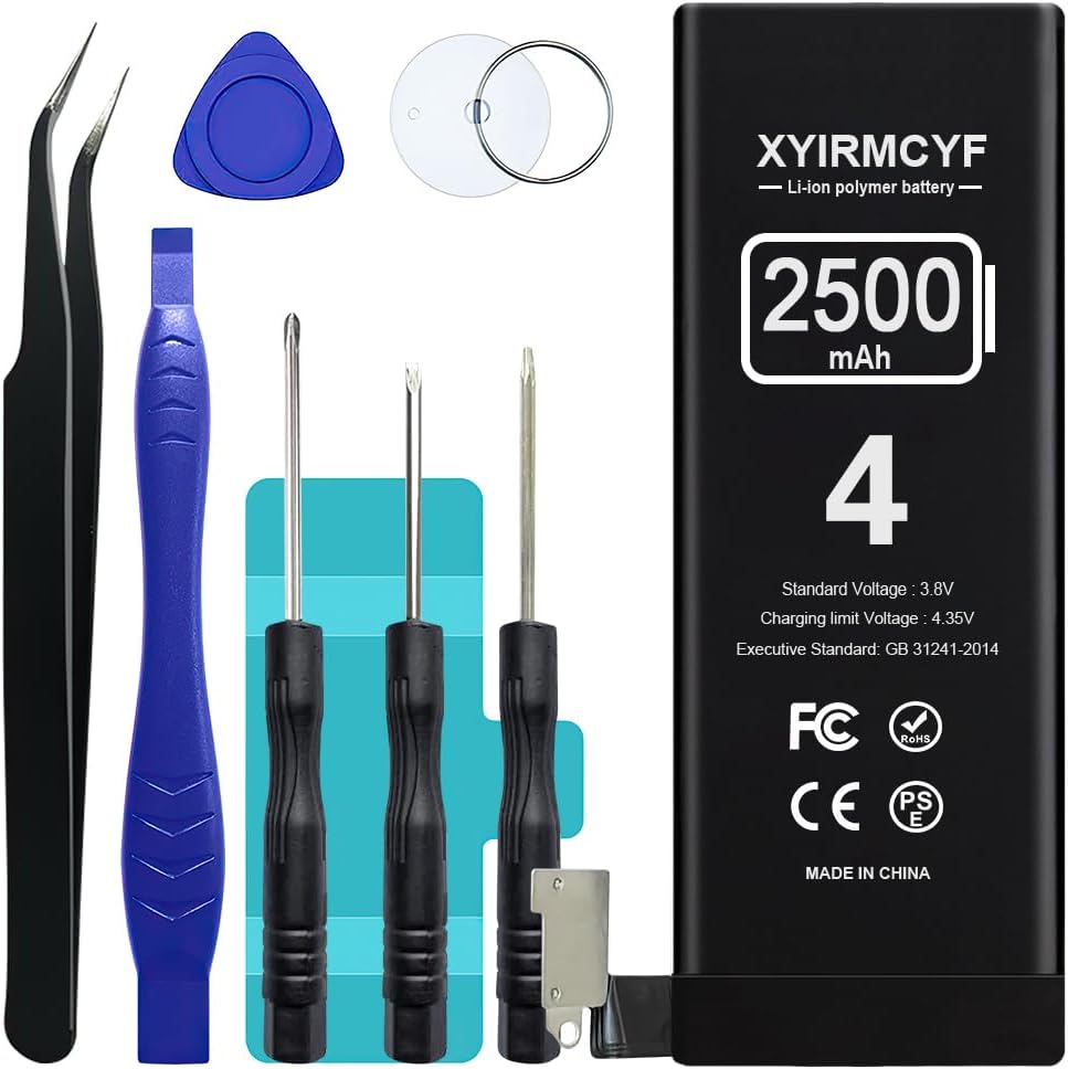 Amazon.com: oGoDeal Battery Replacement Compatible for iPhone 4 Model ...