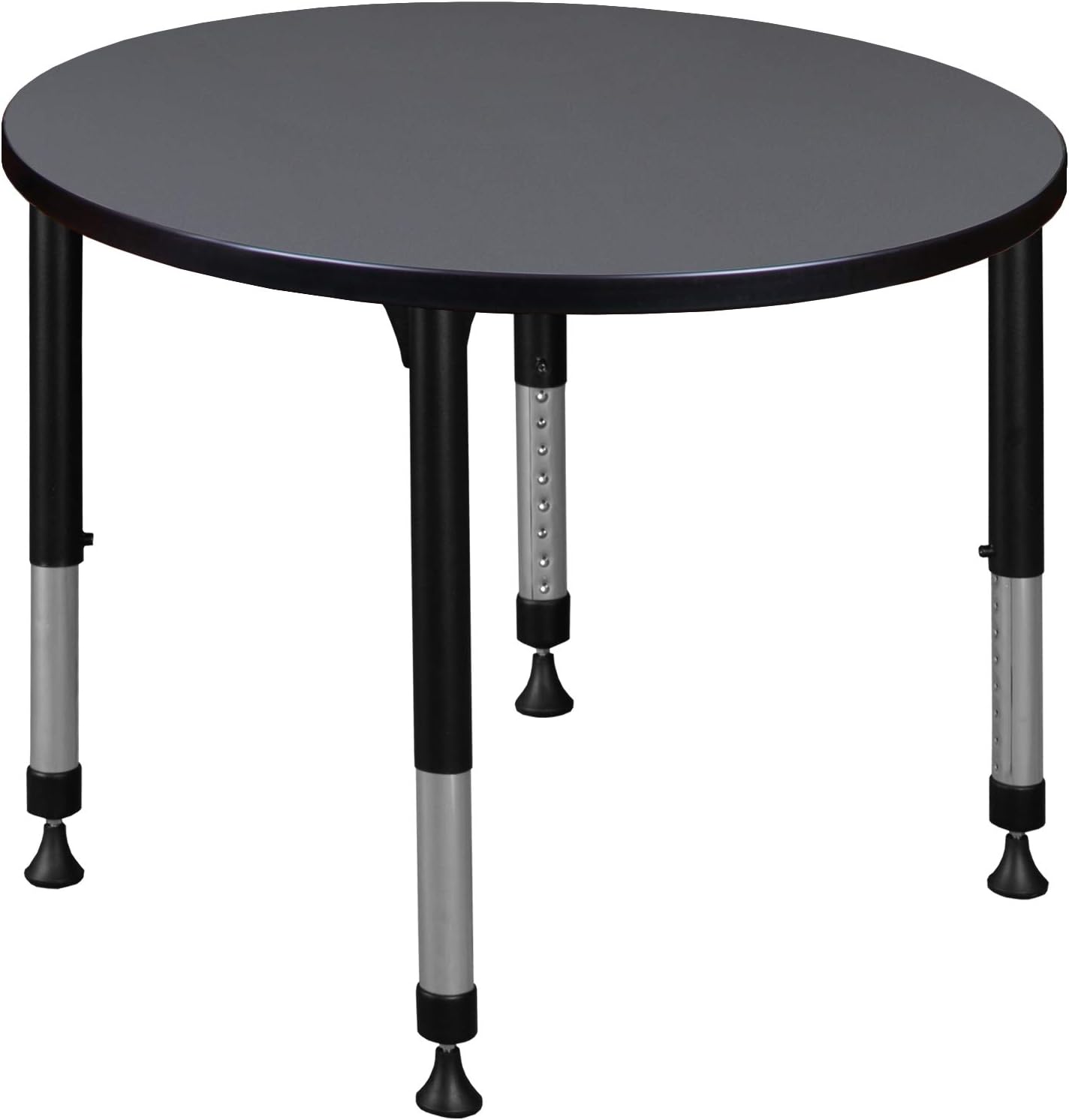 Regency Round Height Adjustable Classroom Table 30" Grey : Amazon.ca ...