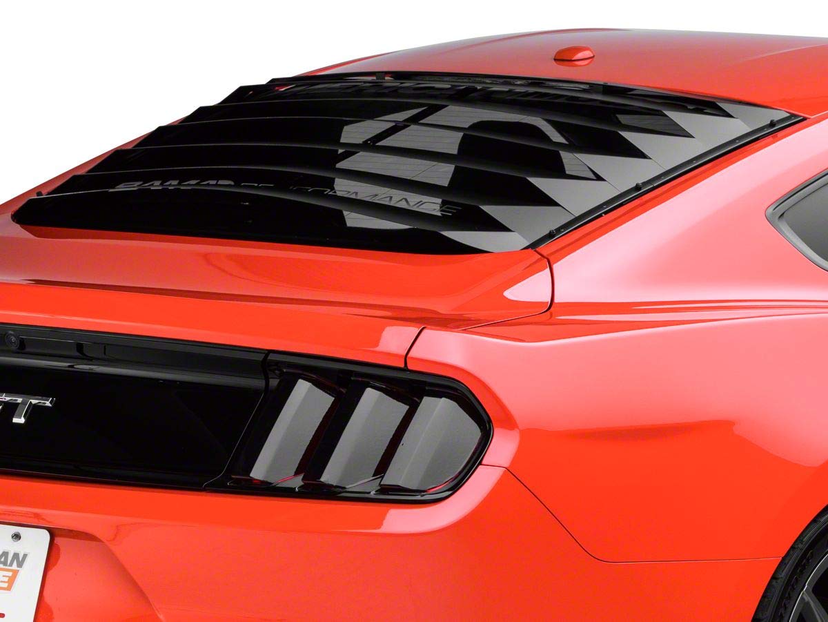 Buy SpeedForm Aluminum Rear Window Louvers Compatible with 15-23 ...
