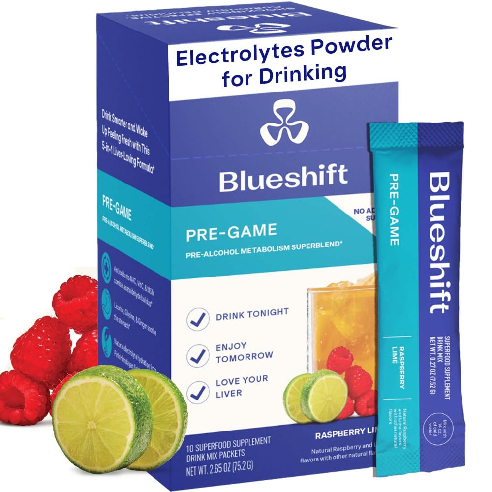 Amazon.com: Blueshift Pre-Game - Pre Drinking NAC Supplement ...