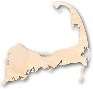 Amazon.com: Unfinished Wood Cape Cod Shape Craft up to 36" DIY 30" / 1"