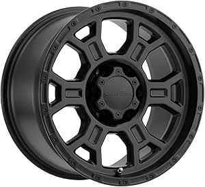 Amazon.com: Vision Raptor 16 Matte Black Wheel / Rim 5x4.5 with a 0mm ...