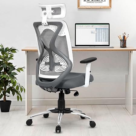 The Sleep Company SmartGRID Onyx Chair for Office & Home, Patented ...