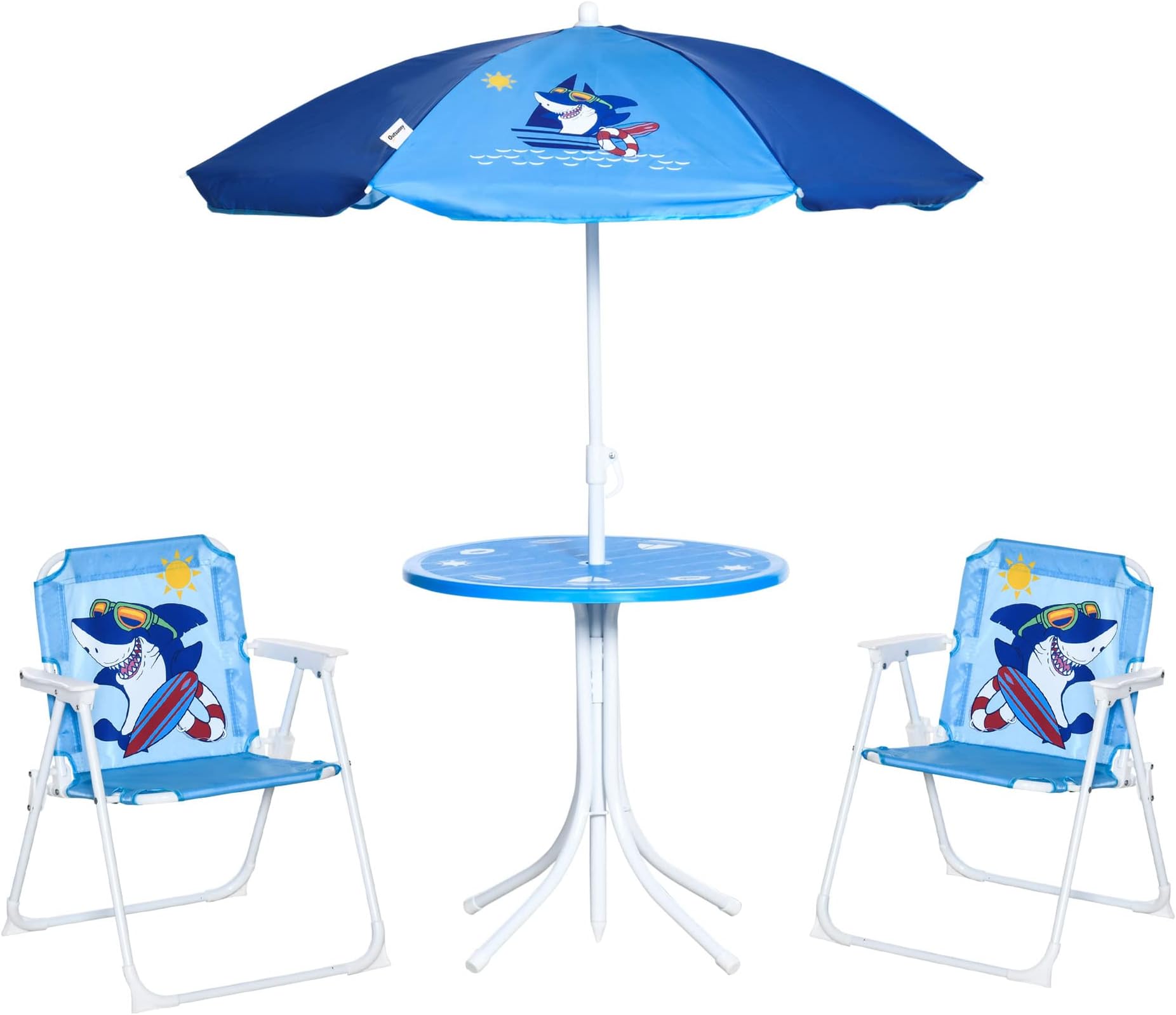Toyland® Bluey & Bingo Table & Chairs Patio Set - 1 Table, 2 Chairs & 1 ...