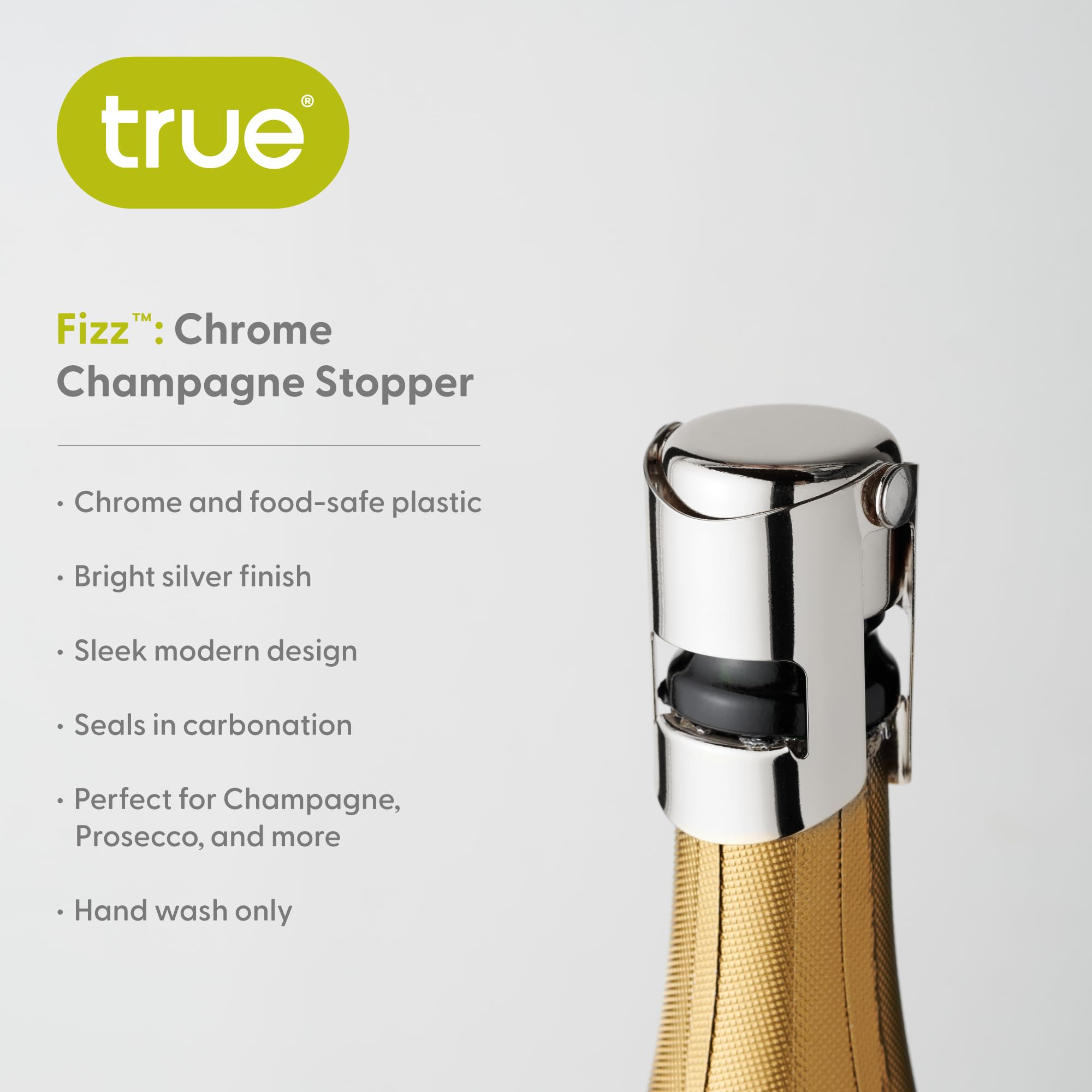 Snapklik.com : True Fizz Champagne Stoppers For Bottles