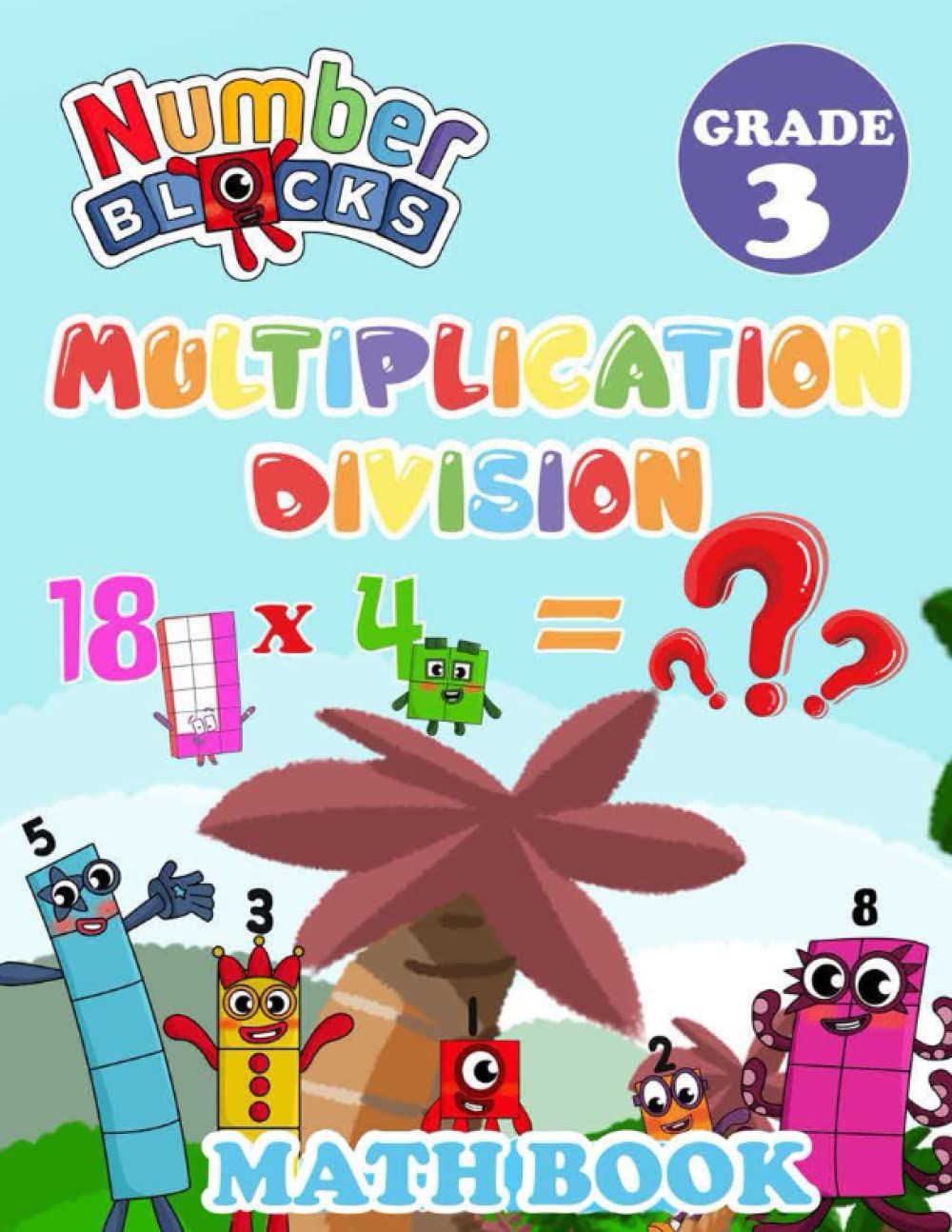 Numberblocks Multiplication Division Math Book Learn With Maths Puzzles ...